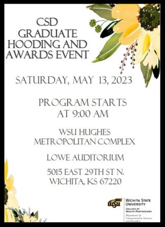 CSD Graduate Hooding and Awards Event