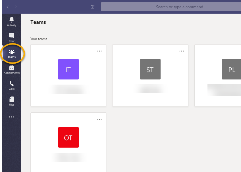 Teams: Creating Teams